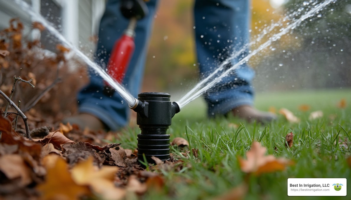Draining Sprinkler System for Winter: Best 3 Crucial Steps